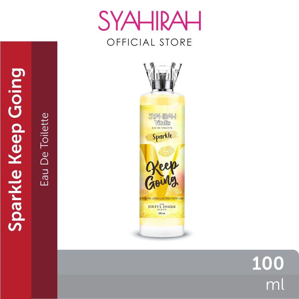 Syahirah Vitalis Eau De Toilette Sparkle Keep Going (100ml) | Shopee ...
