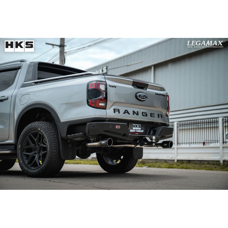 FORD RANGER T9 HKS LEGAMAX DUAL CARBON TAIL RAPTOR DESIGN FOR NEW GEN ...