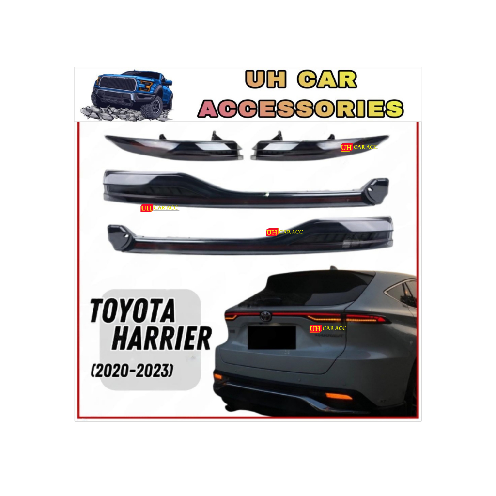 TOYOTA HARRIER (2020-2023) TAIL LAMP REAR GARNISH LED DAYLIGHT DRL TAIL ...