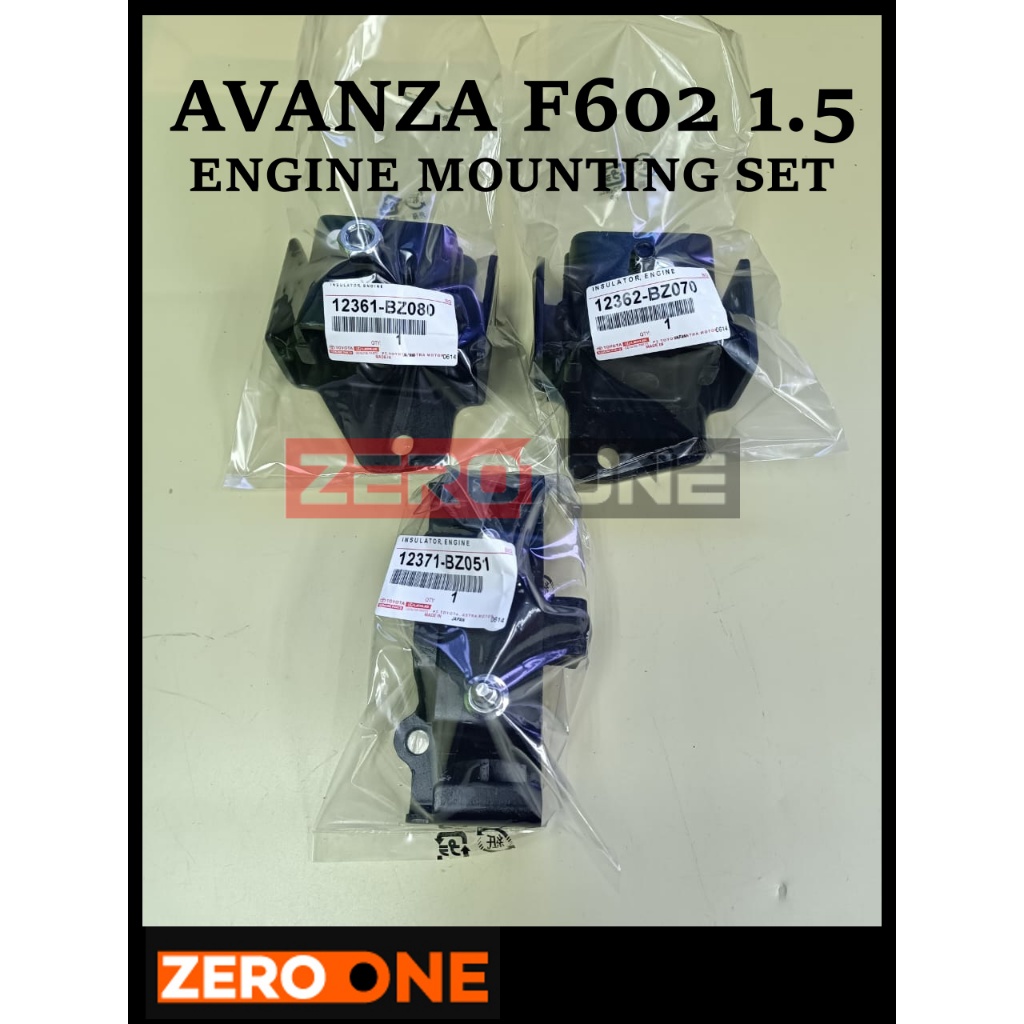 TOYOTA AVANZA F602 1.5 ENGINE MOUNTING SET | Shopee Malaysia
