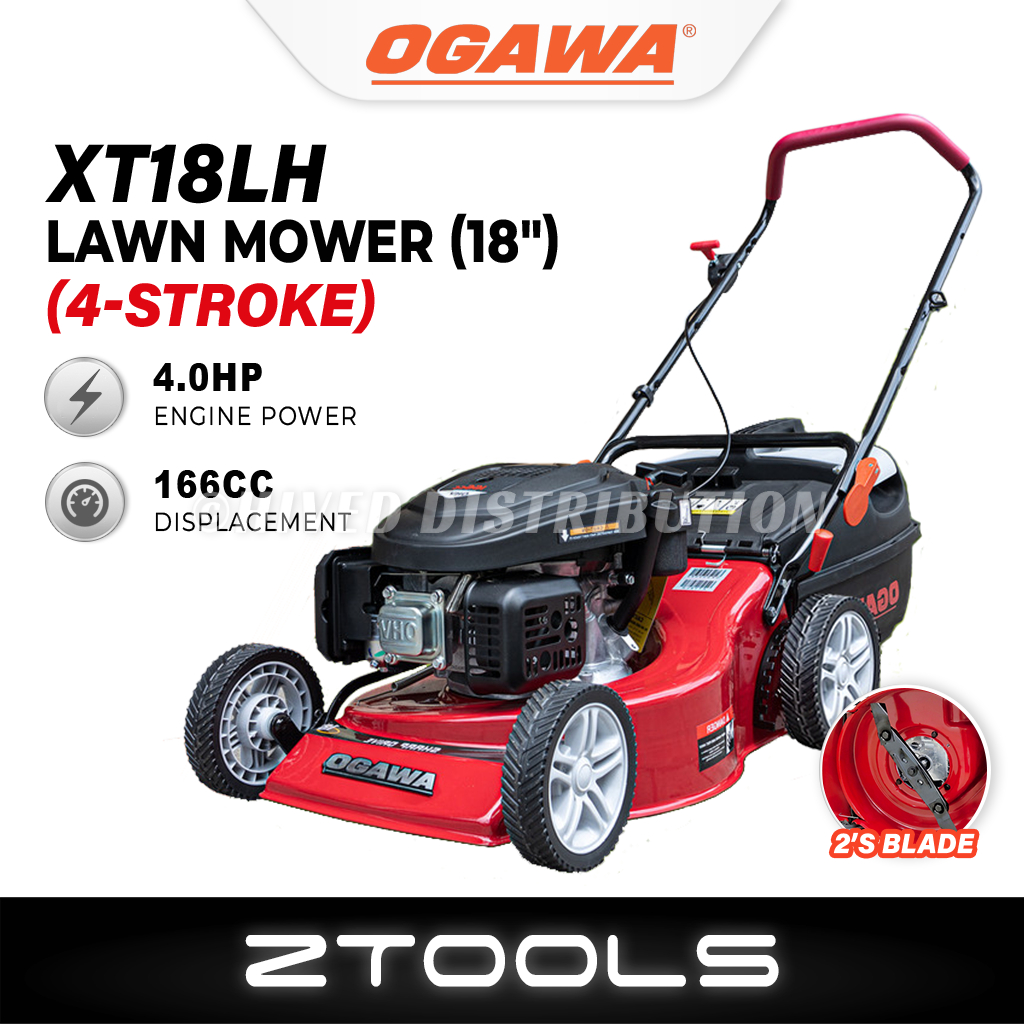 OGAWA 16" & 18" Petrol Engine Lawn Mower | B&S Engine | 4-Stroke Grass ...