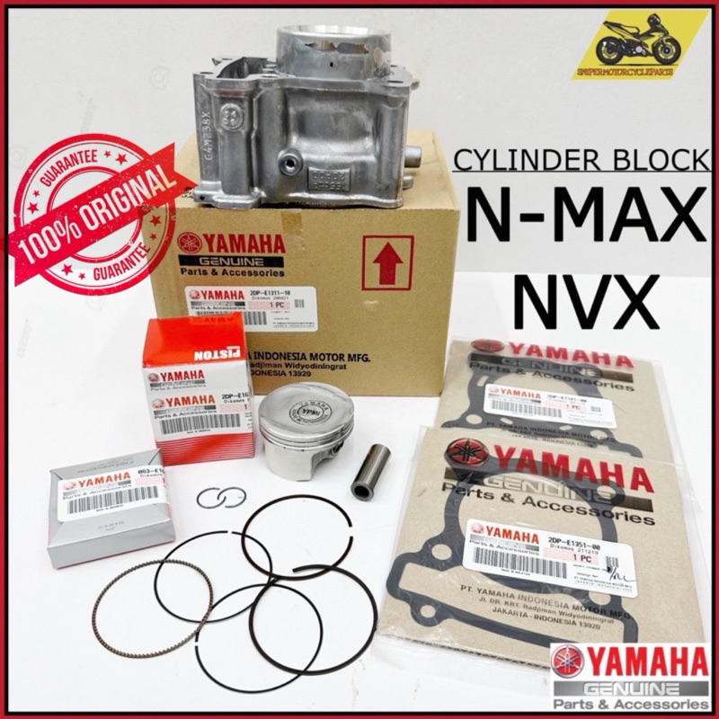 [100% ORIGINAL] NMAX V1 / NVX V1 NVX V1 CYLINDER BLOCK SET CERAMIC ...