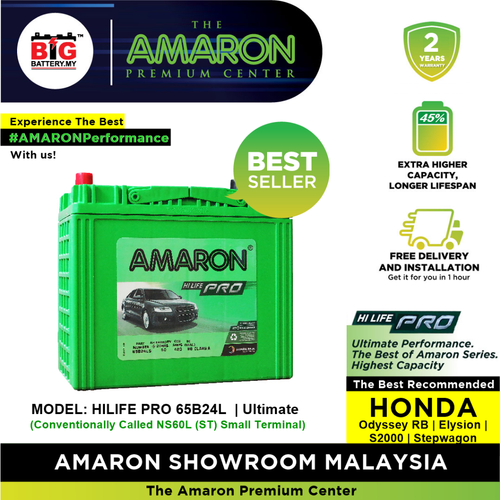 [Professional Replacement] 65B24L | NS60L AMARON PRO Series | Skyline ...