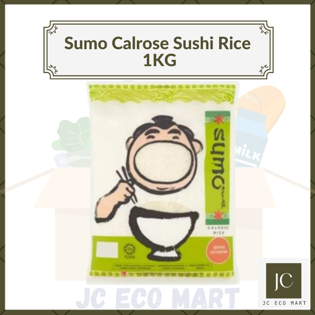 Sumo Calrose Rice Sushi Rice [Halal] - 1KG | Sumo Beras Sushi | 日本米 ...
