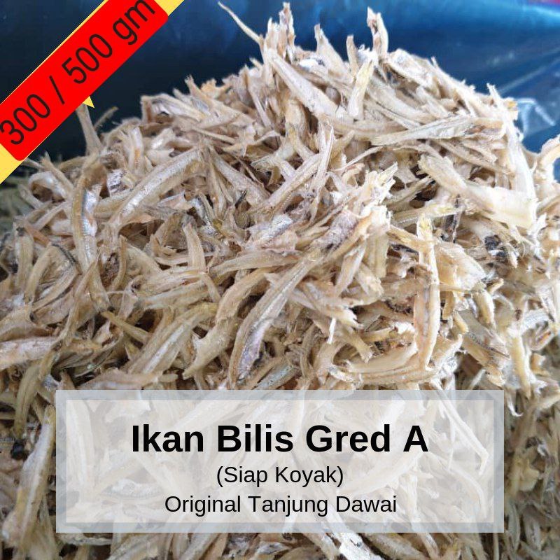 Ikan Kering Tanjung Dawai | Ikan Masin | Ikan Bilis Gred A 300g 500g Segar Sedap Bersih | Shopee ...