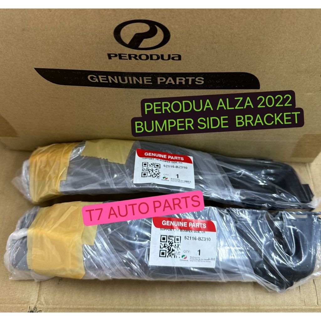 ORIGINAL PERODUA ALZA D27A 2022 FRONT SIDE BUMPER BRACKET DEPAN BUMPER ...