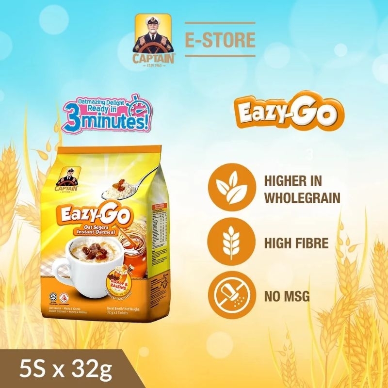 CAPTAIN Easy-Go oat segera 5x32g | Shopee Malaysia