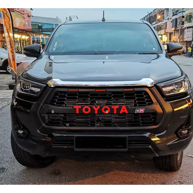 Toyota Hilux Rogue 2.4 GR LED Front Grill rogue front GR grill with LED ...