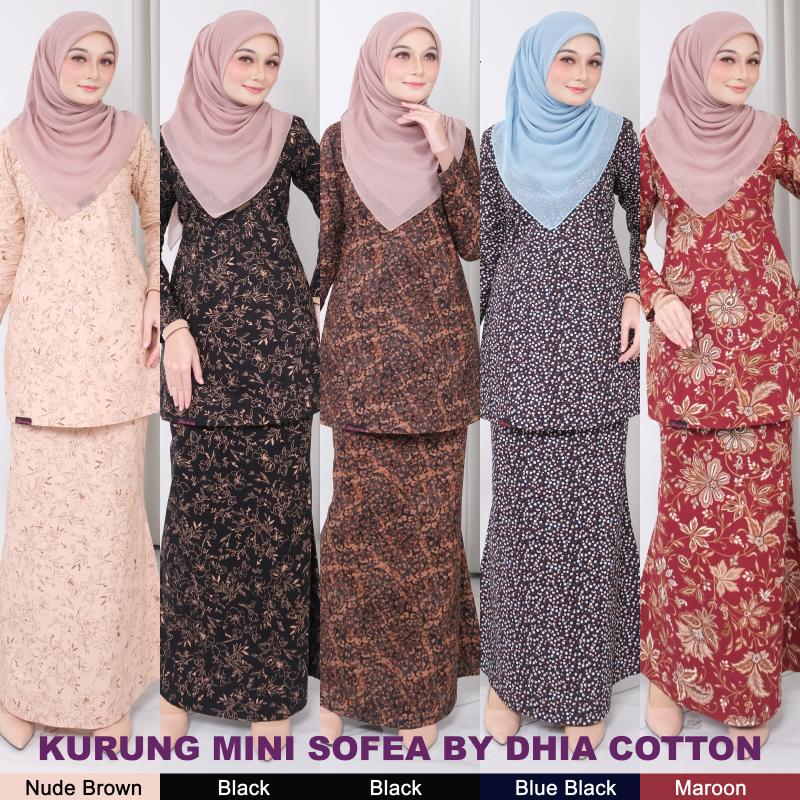 🌹CORAK RAYA 2024🌹KURUNG MINI SOFEA BY DHIA COTTON | Shopee Malaysia
