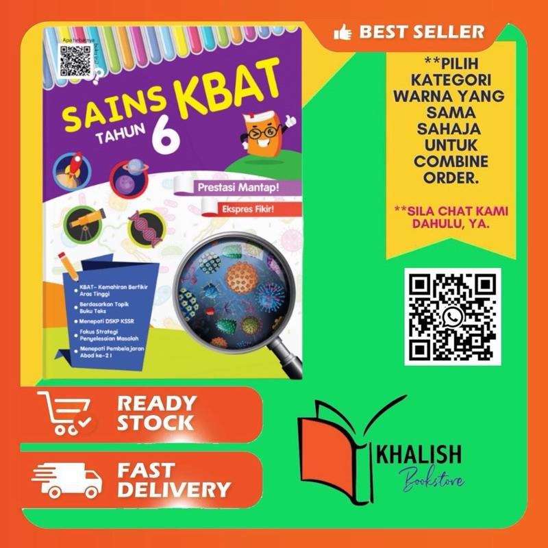 Buku Aktiviti Sains KBAT Tahun 6 | Shopee Malaysia
