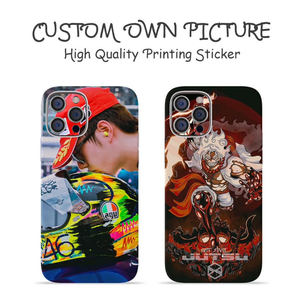 Back Cover Sticker Film DIY / Customized / Personalized / Bergambar ...