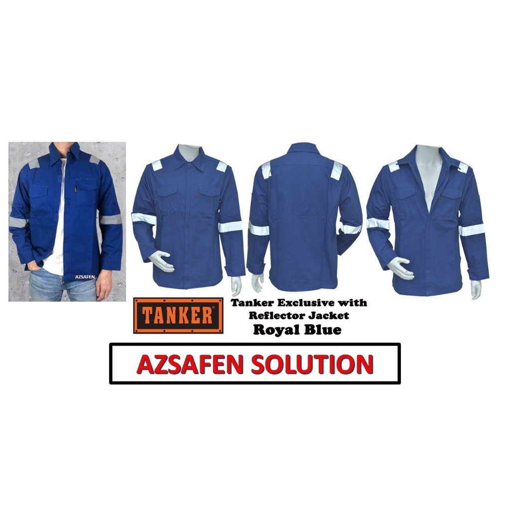TANKER Safety Jacket with Reflector (240GSM) | Shopee Malaysia