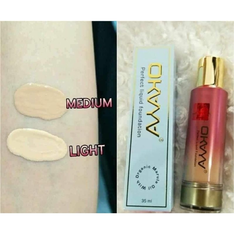 Okaya Liquid Foundation MEDIUM | Shopee Malaysia