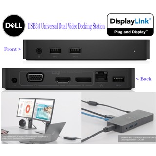 Original NEW Dell Universal DisplayLink Dock D1000 USB 3.0 Full HD Dual ...