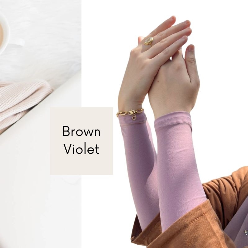 XS-M lycra Handsock UV protection plain hand socks feloles scarf sarung ...
