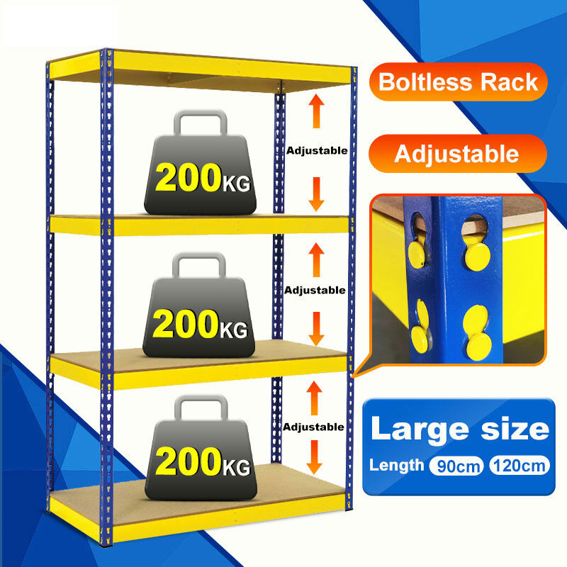 🔥5 Tier Boltless Heavy Duty Rack Metal Frame Rak Besi Bertingka ...