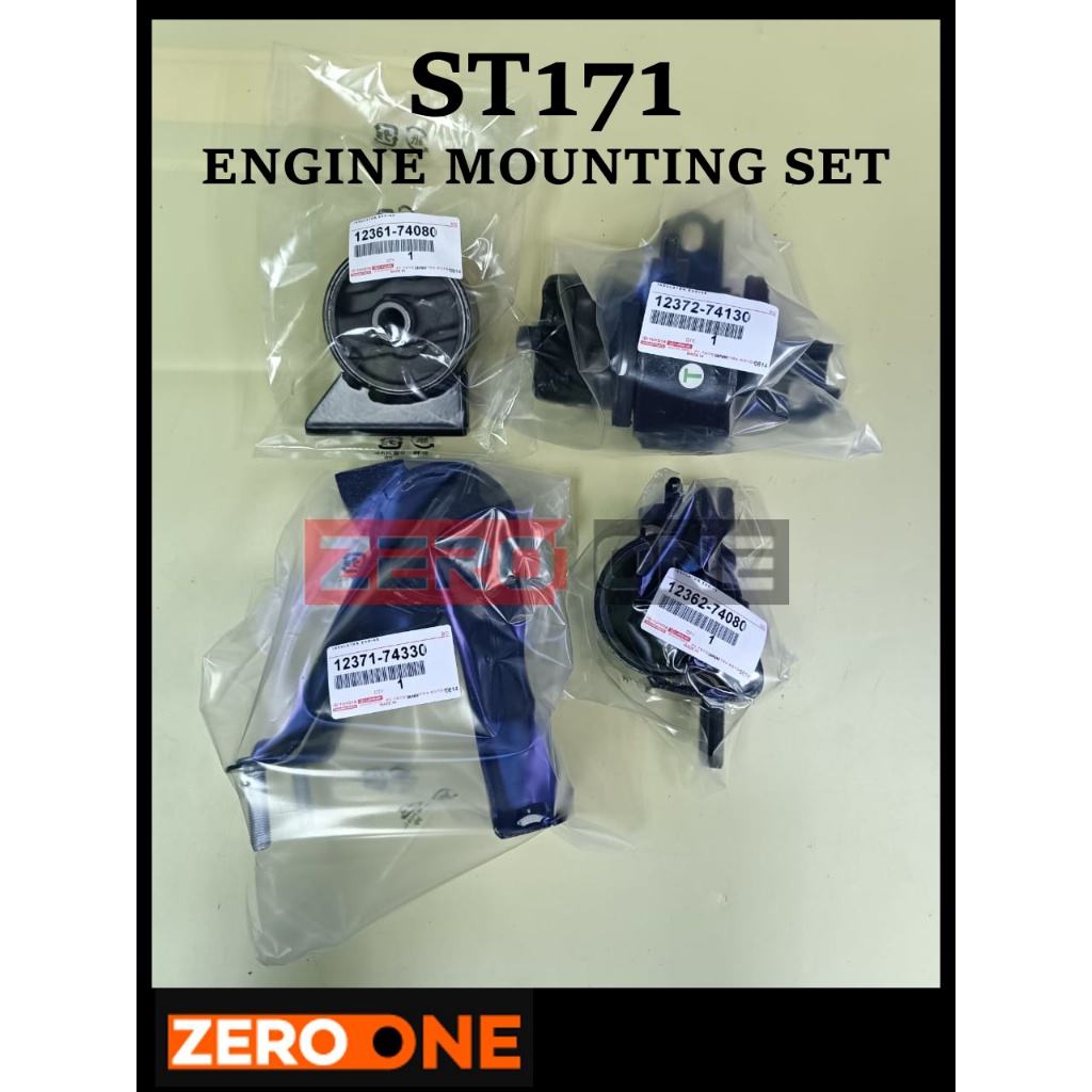 TOYOTA ST171 ENGINE MOUNTING SET ( AUTO GEAR ) | Shopee Malaysia