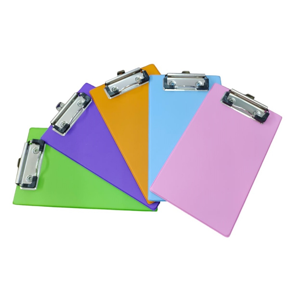 Plastic A6 Size Colour Clips Board ( 11cm x 20cm ) 1 pcs | Shopee Malaysia