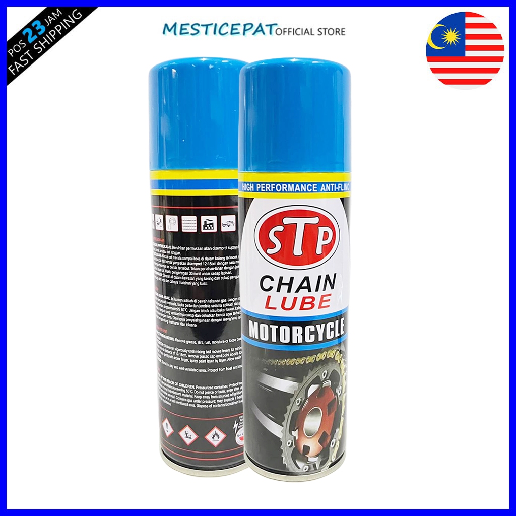 STP CHAIN LUBE RANTAI MINYAK SPRAY RANTAI YAMAHA EX5 LC135 Y15ZR RS150R ...