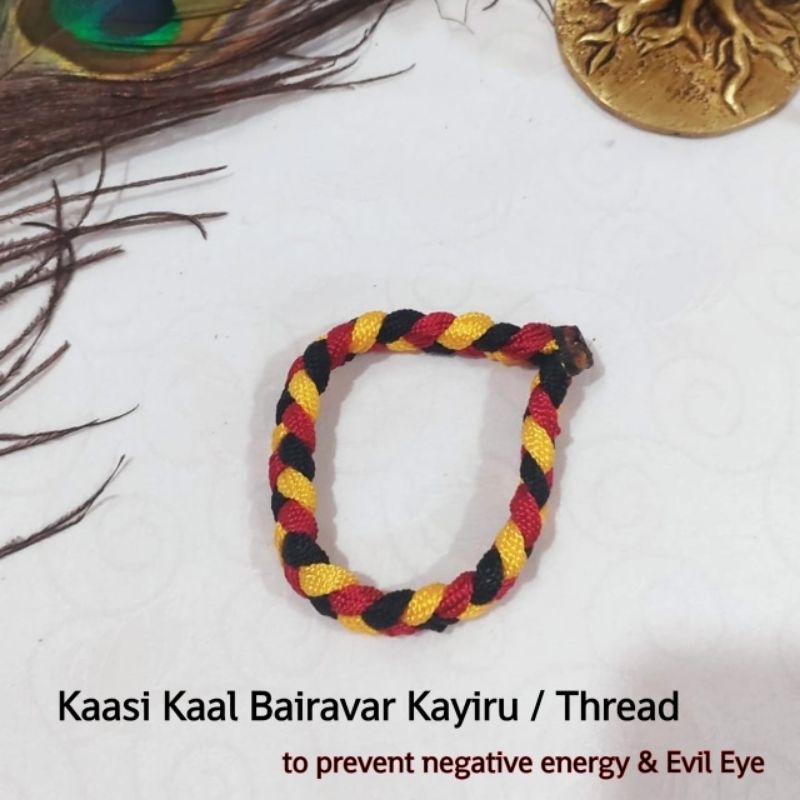 Kaasi Kaal Bhairav's Kayiru / Thread to prevent negative energy & Evil ...