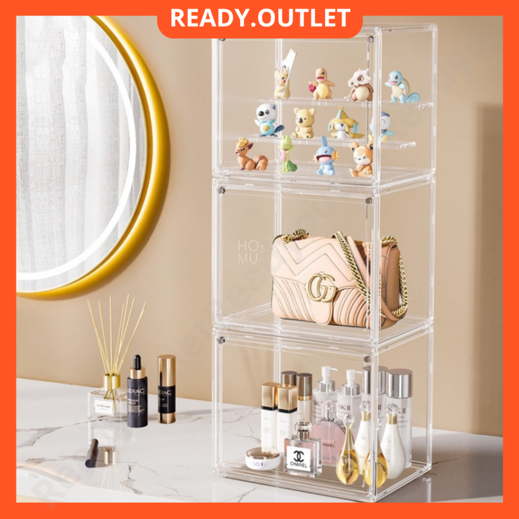 Figure Display Box Storage Transparent Display Box Handbag Shoes ...