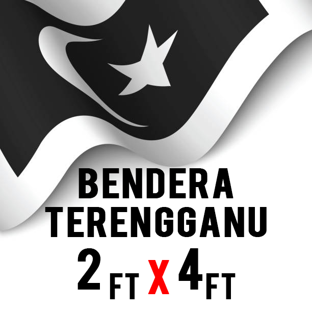 Bendera Terengganu 2x4 kaki | Shopee Malaysia