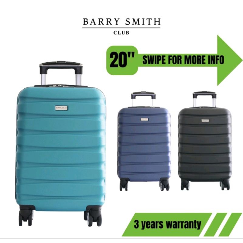 Barry Smith Club 20" Hardcase Luggage (3 colours) | Shopee Malaysia