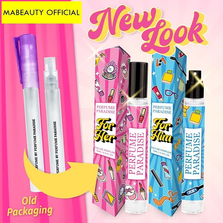 PEN PERFUME PARADISE FOR HER & FOR HIM 10ml Women Men Travel Size EDP ...