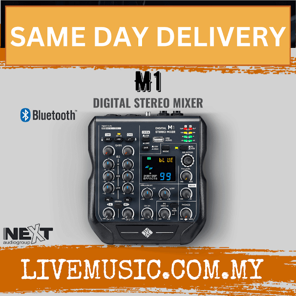 NEXT Audiocom M1 Digital Stereo Mixer ( M-1 / M 1 ) | Shopee Malaysia