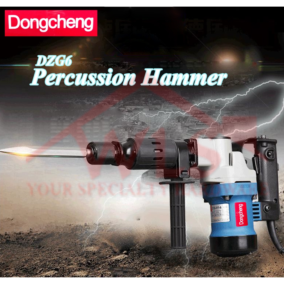 DEMOLITION HAMMER, 1050W, DZG6, DONG CHENG, 6 MONTHS WARRANTY | Shopee ...