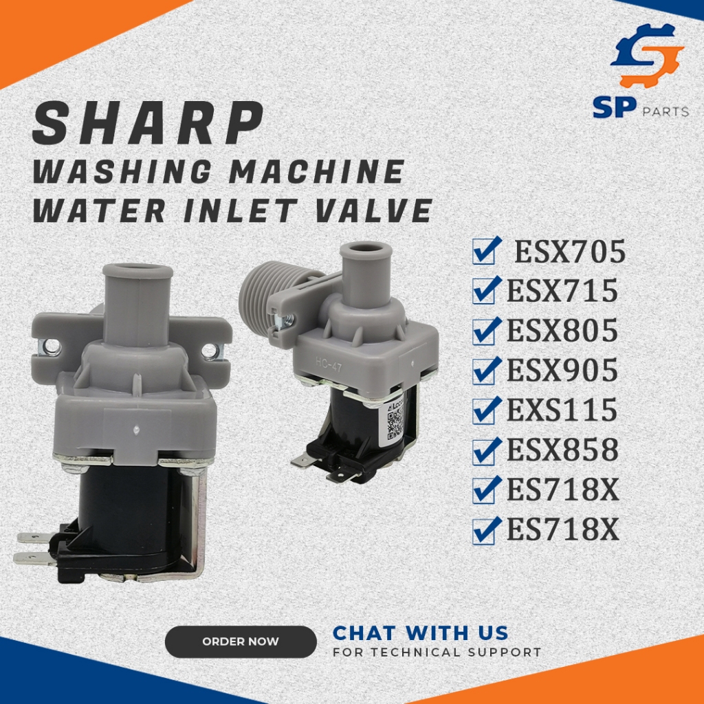 SHARP UNIVERSAL WASHING MECHINE WATER INLET VALVE ESX705/ESX715/ESX805 ...