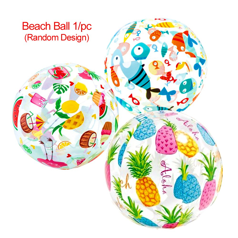 INTEX Kids Children Beach Ball Inflatable Ball Swimming Ball Swimming ...