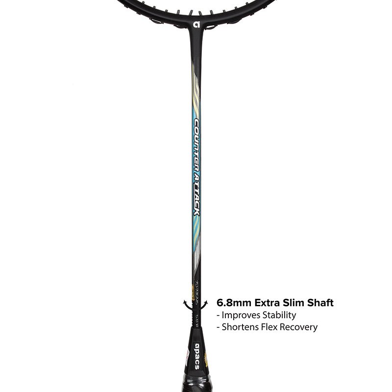 (FREE STRING & GRIP) APACS BADMINTON RACKET COUNTER ATTACK 7UG1 ...