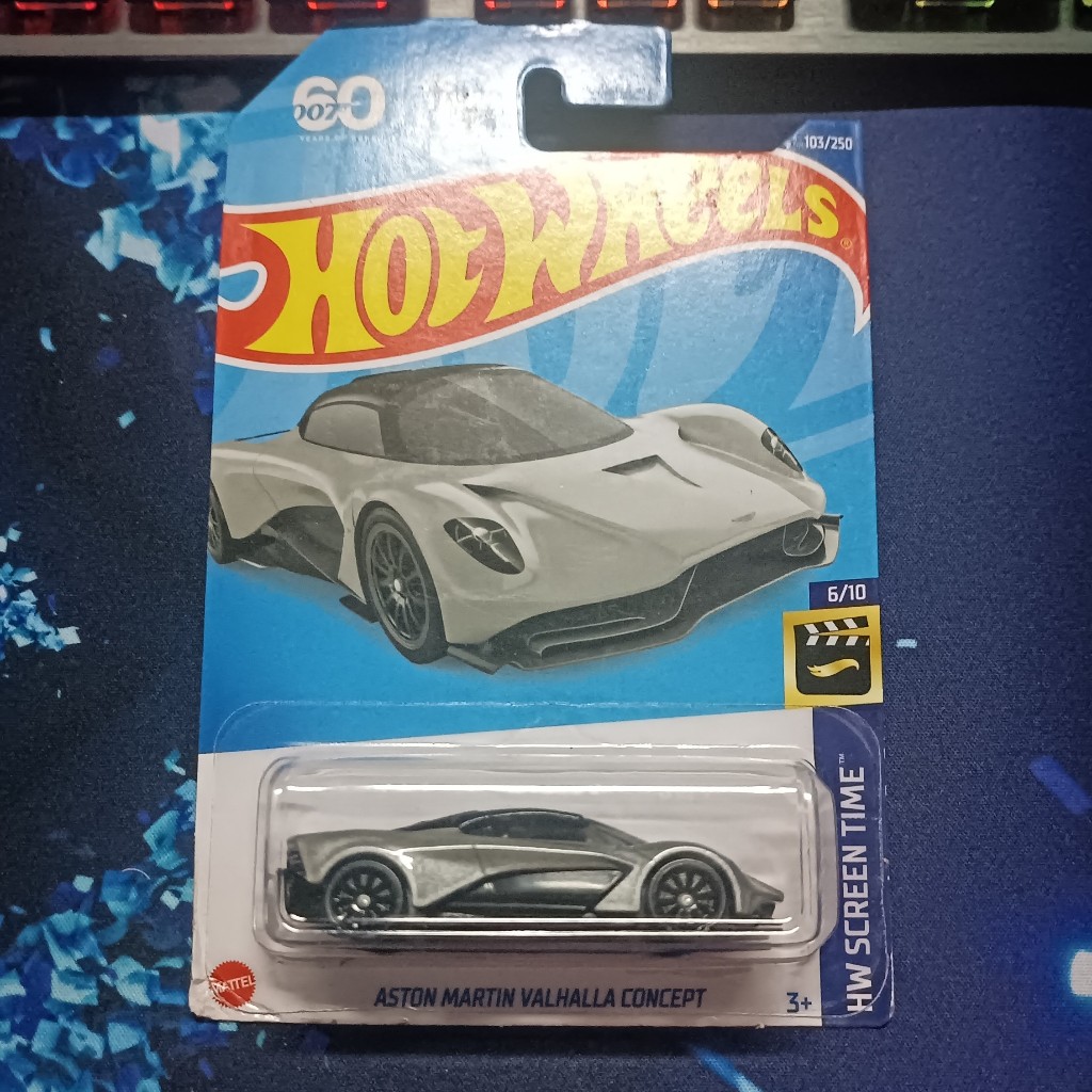 Hot Wheels Mainline | Aston Martin Valhalla Concept SILVER | Shopee ...