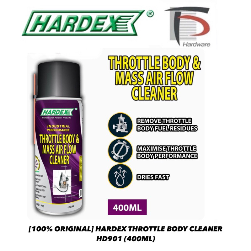 [100% ORIGINAL] HARDEX THROTTLE BODY CLEANER HD901 (400ML) | Shopee ...