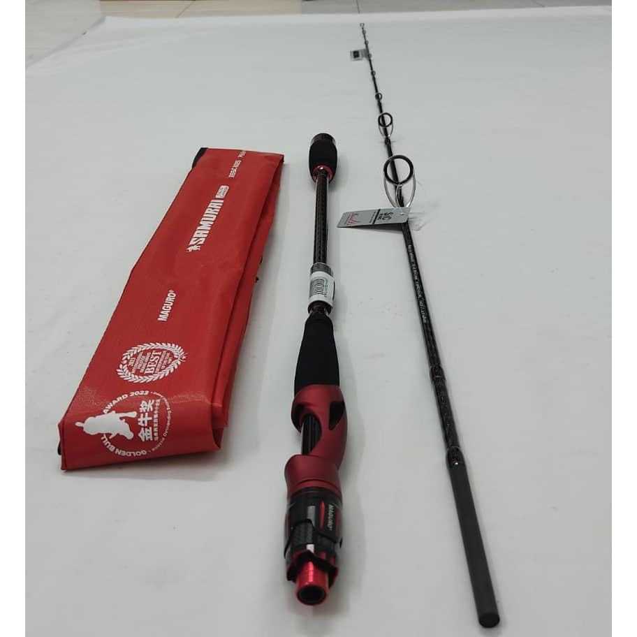 MAGURO SAMURAI SOLID CARBON MSSC SPINNING / CASTING ROD(BUTT JOINT ...