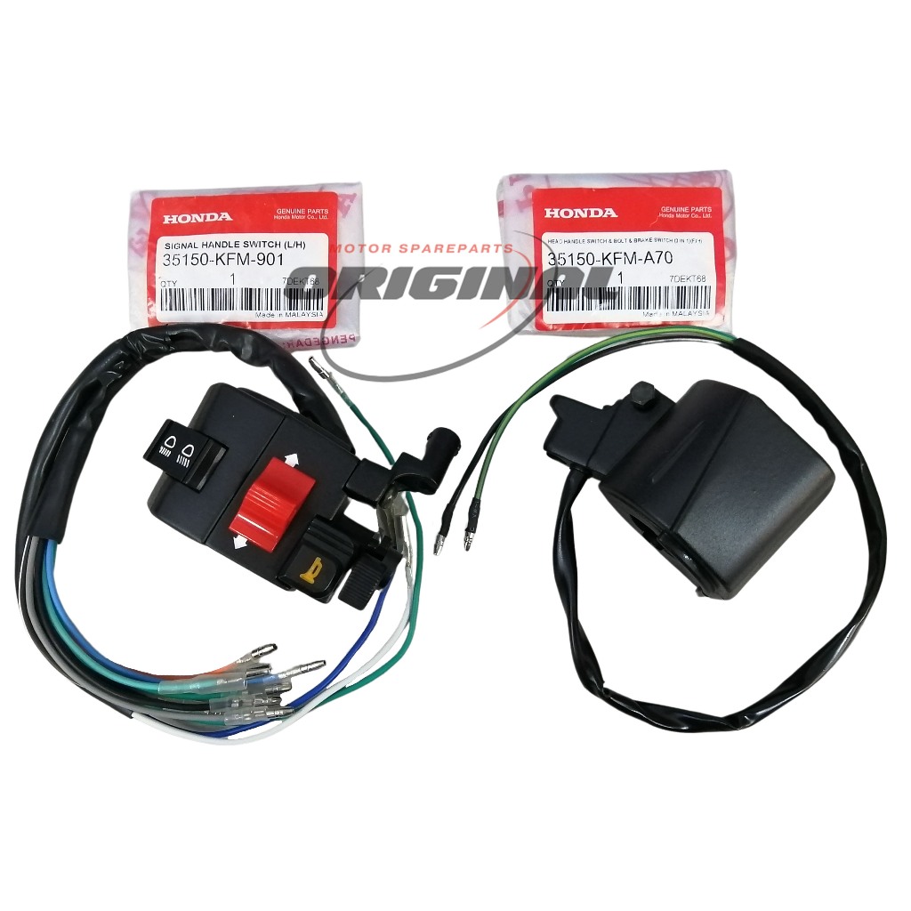 Original Honda EX5/ DREAM Handle Switch Kiri Kanan Left Right (Malaysia ...