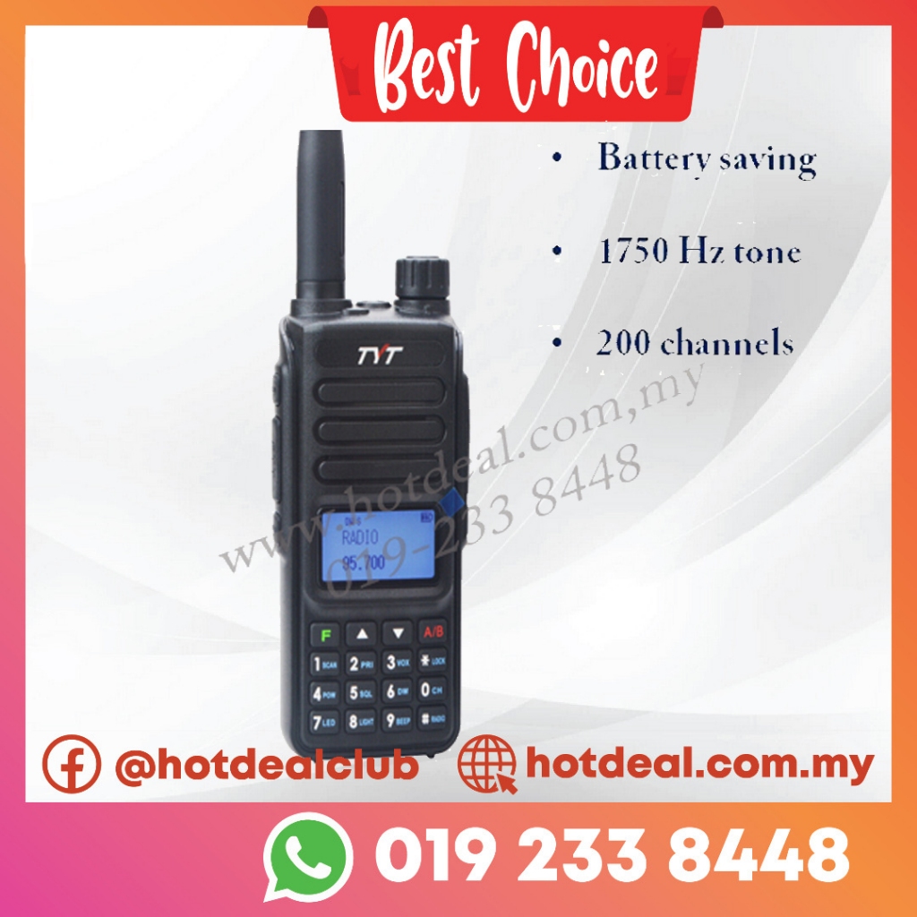 TH-UV98 10W VHF UHF dual band scrambler VOX FM Analog handheld talkie ...