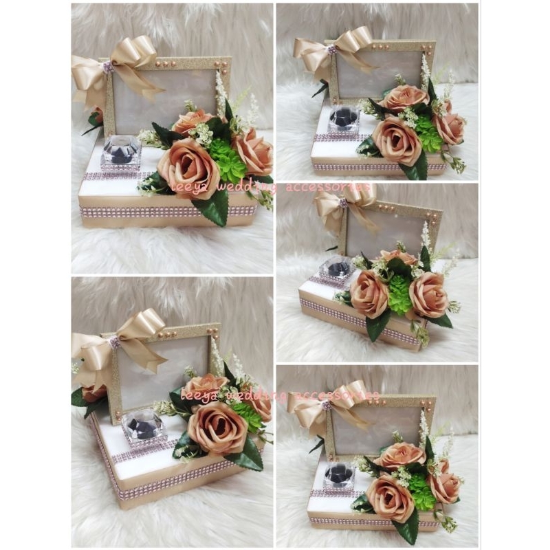 gubahan frame mas kahwin c/w bekas cincin(single ring box)-limited ...