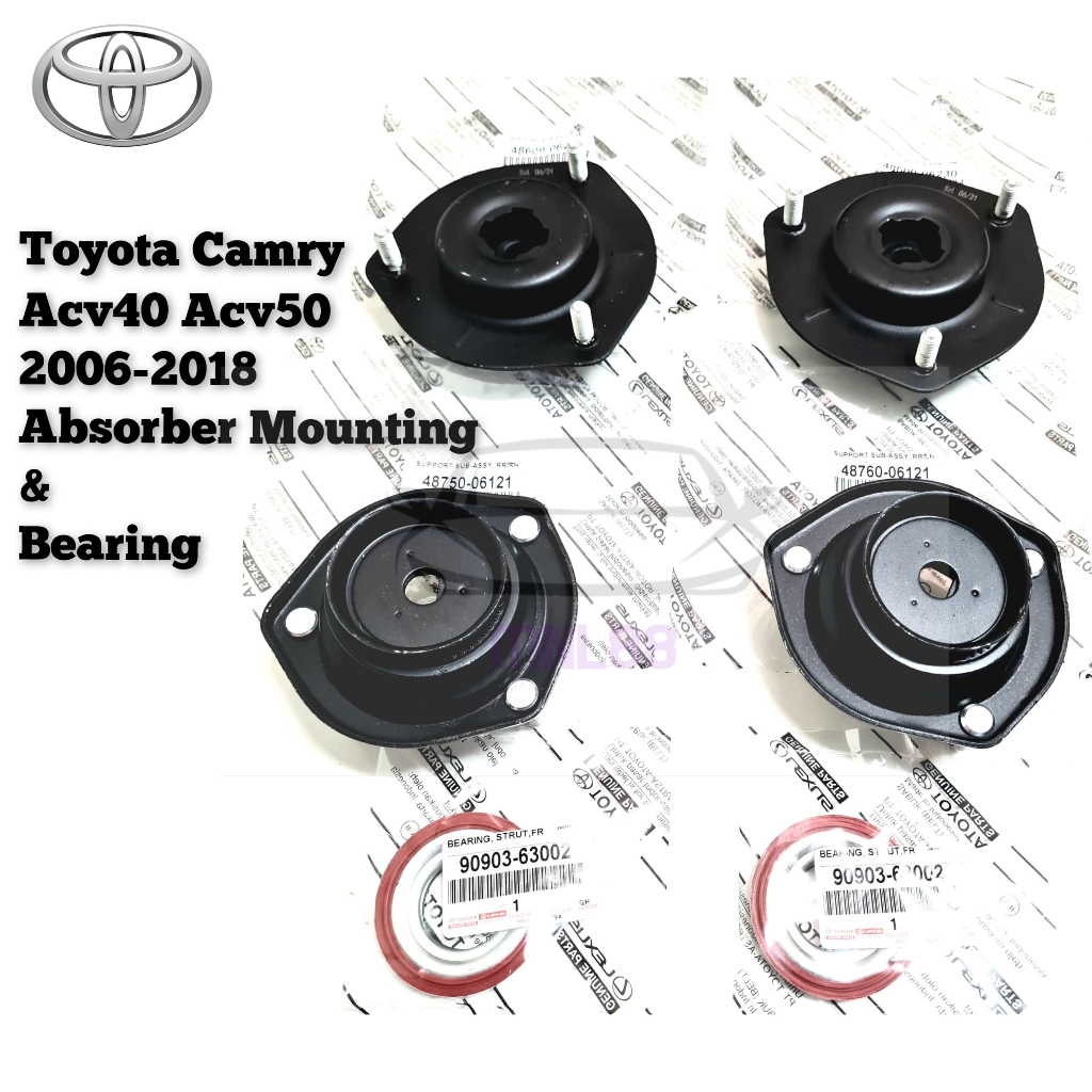 Toyota Camry 2.0 2.4 ACV40 ACV50 Absorber Mounting and Absorber Bearing ...