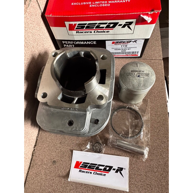VSECO-R Y110 SS2 RACING CYLINDER BLOCK 56MM BLOCK SET RACING BLOCK ...