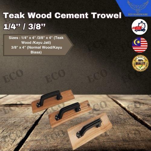 3/8" x 4" Papan Gosok Kayu Wood Plastering Trowel Cement Wood With ...