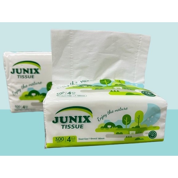 🇲🇾Ready Stock🇲🇾Single Pack🔥4-ply JUNIX Serviettes/Pocket Tissue/Facial ...