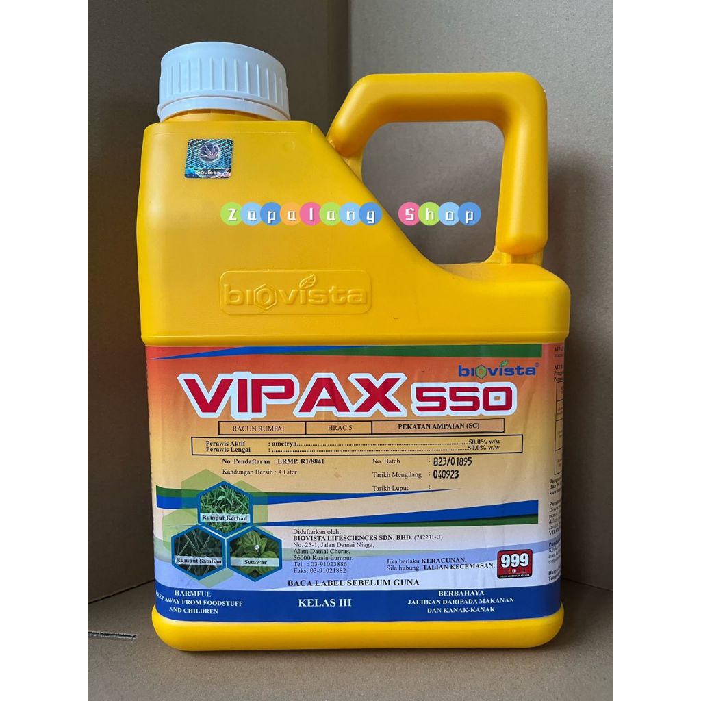 4L VIPAX 550 BIOVISTA / Racun Rumput Susu/ Sambau /Kerbau / Setawar ...