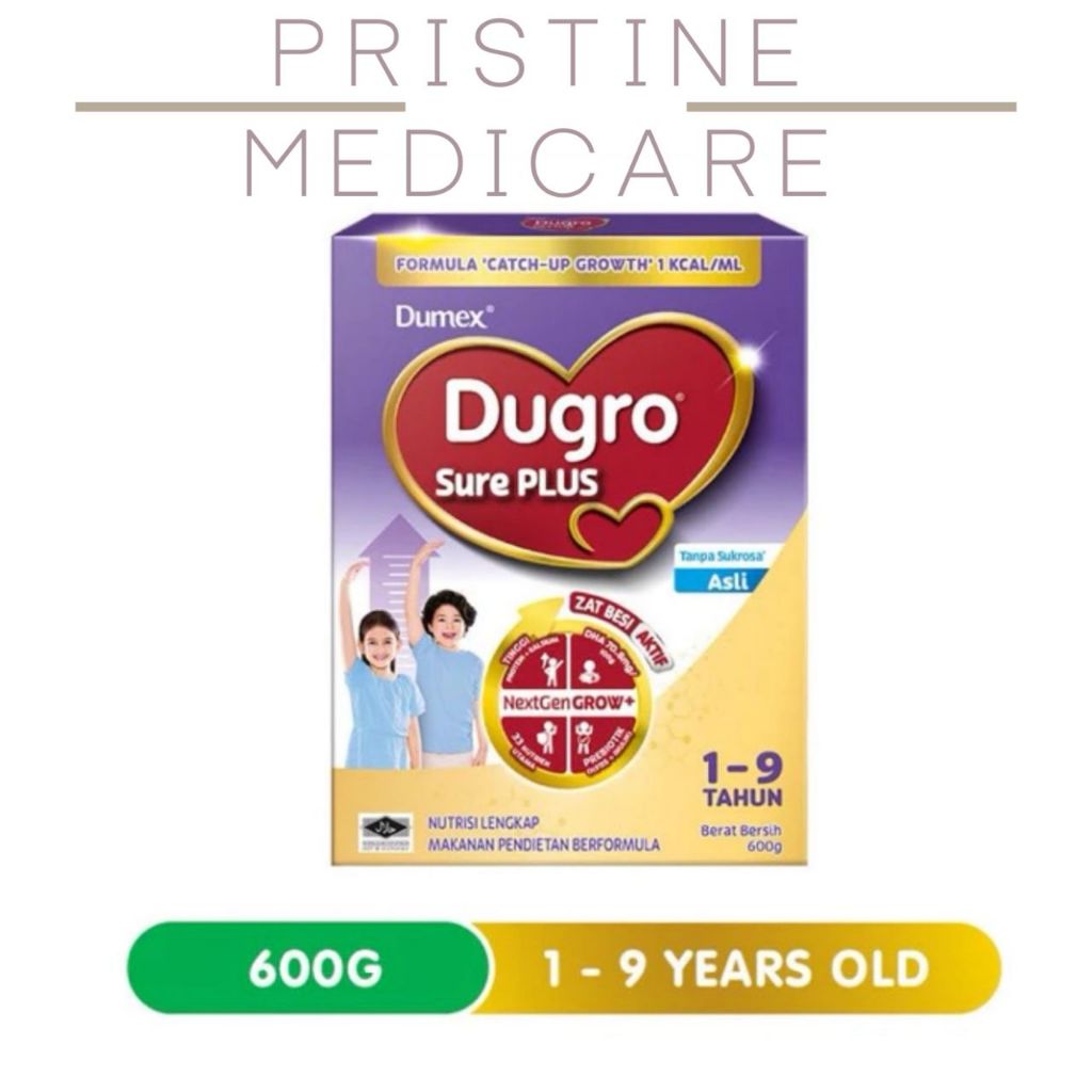 Dugro Sure Plus / Dugro Complete 600g l Age 1 - 10yo l Catch-Up Growth ...