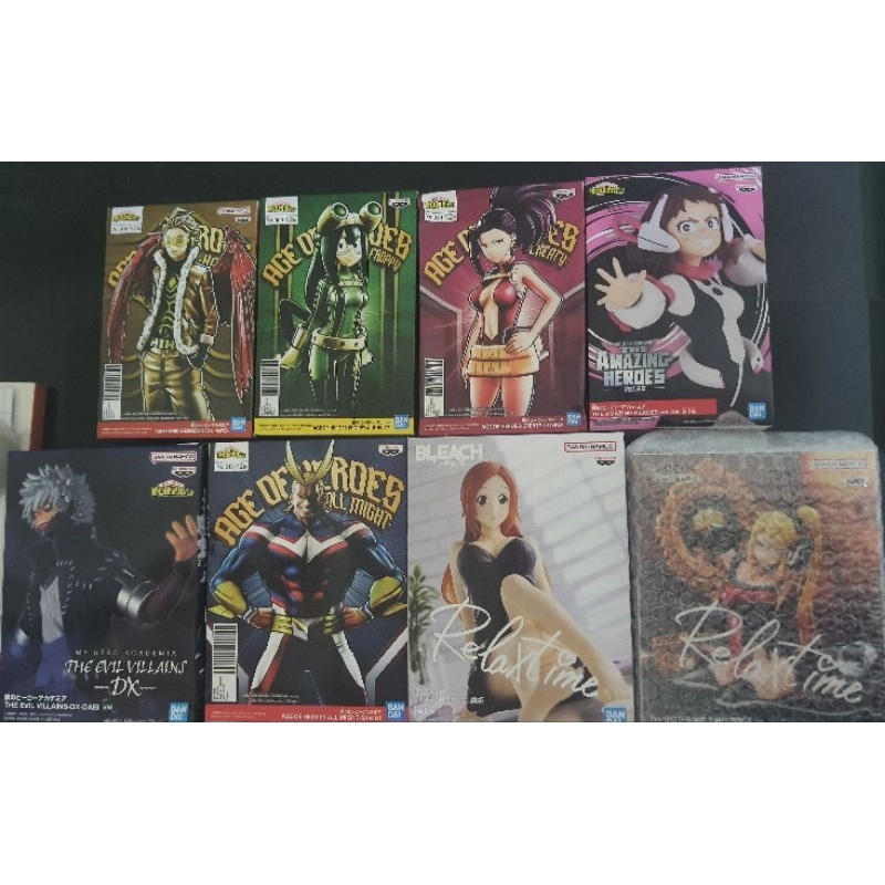 Banpresto My Hero Academia MHA Relax Time Bleach Re Zero | Shopee Malaysia