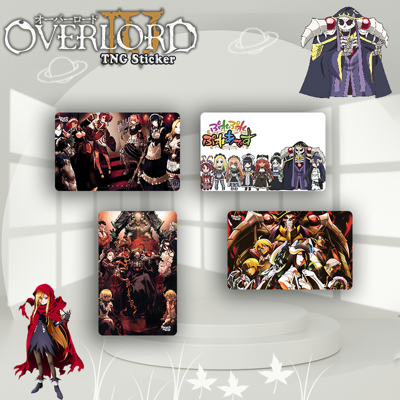 Overlord TNG Sticker - Tng Touch N Go Sticker/Bank Card Sticker Cover ...