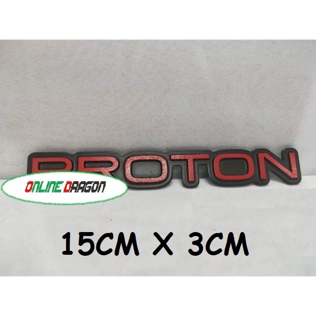 3D Aluminium Alloy PROTON Car Logo Emblem Sticker Epoxy | Shopee Malaysia