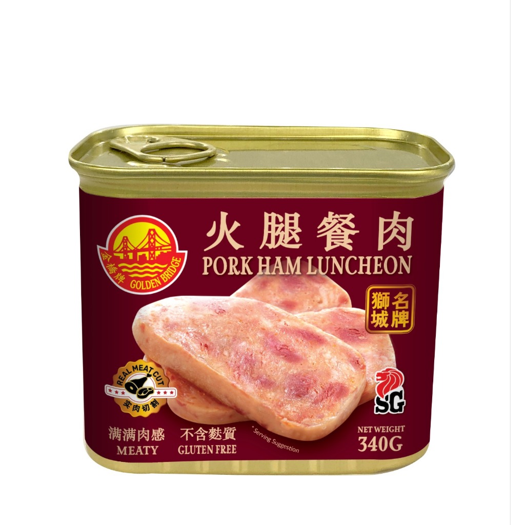 GOLDEN BRIDGE LUNCHEON MEAT 金橋猪午餐肉/火腿餐肉 340G | Shopee Malaysia
