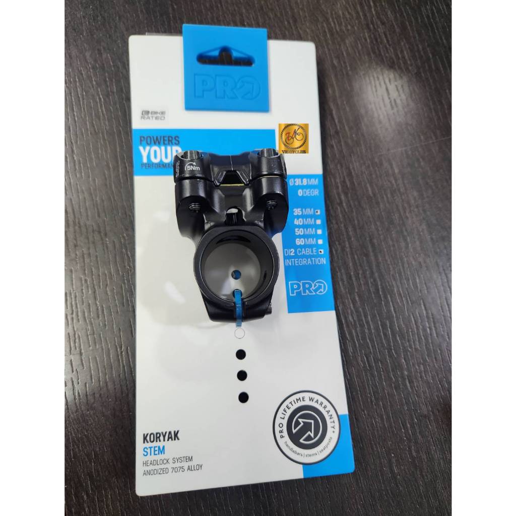 PRO Koryak Stem headlock Stem 35mm & 40mm 0 DEGR (PRSS0530) | Shopee ...
